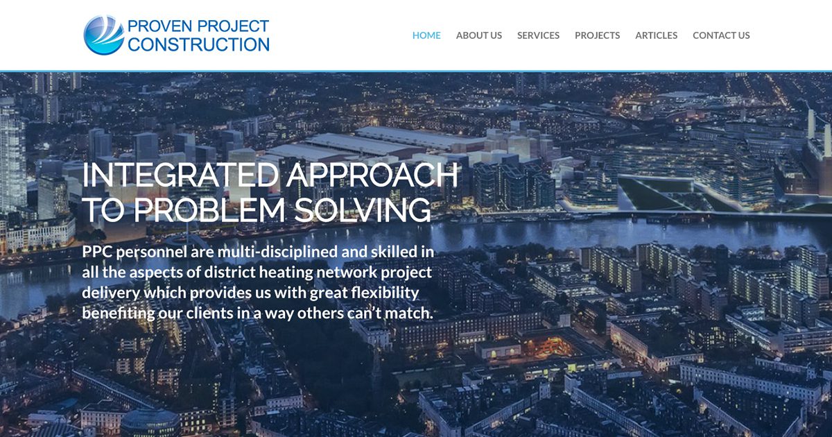 District Heating Projects | Proven Project Construction